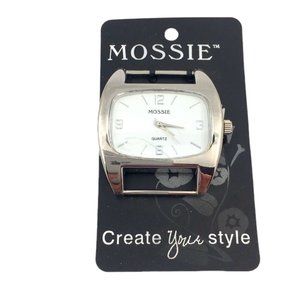 Mossie | Accessories | Mossie Rectangular White Face Watch | Poshmark